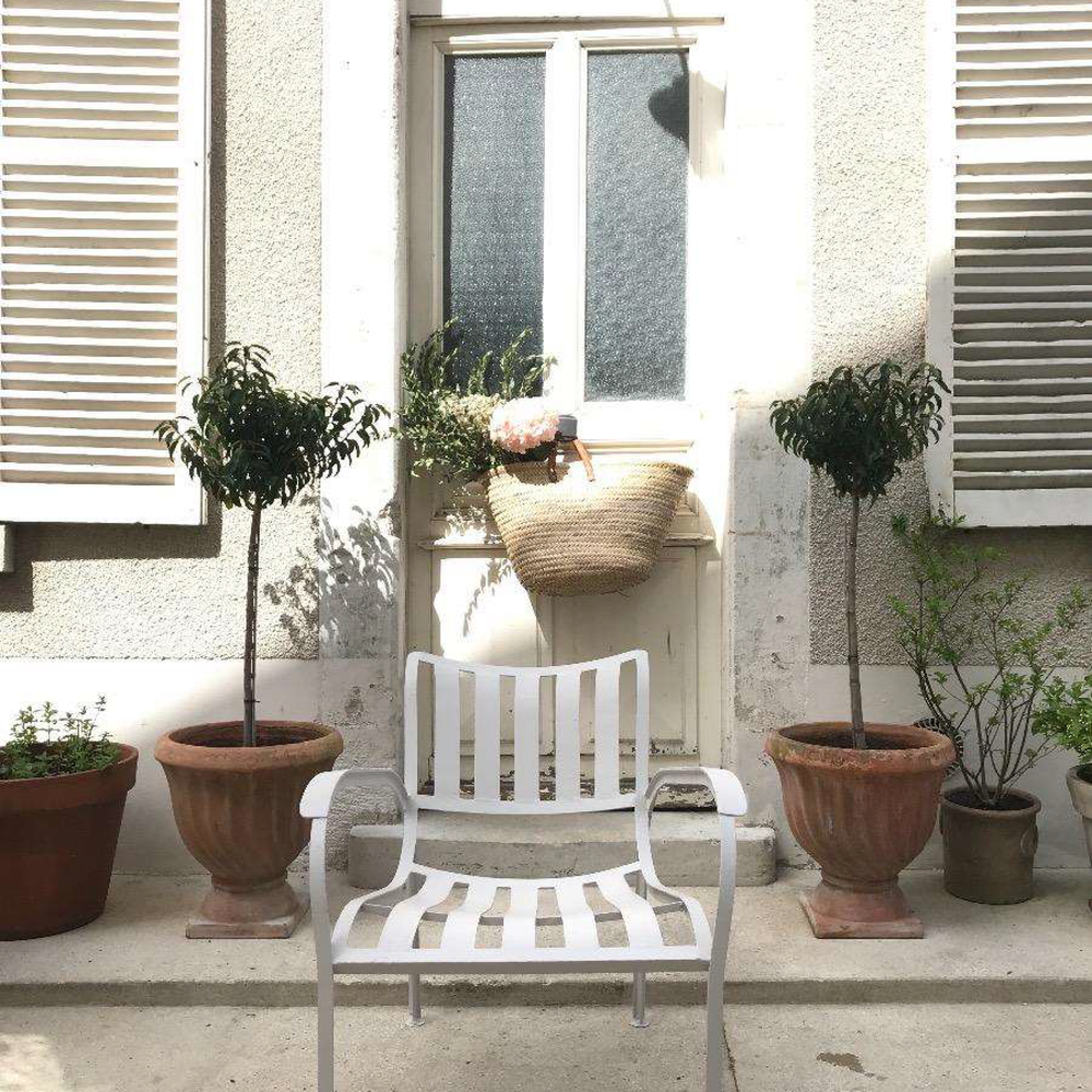 French 1950s Metal Armchair